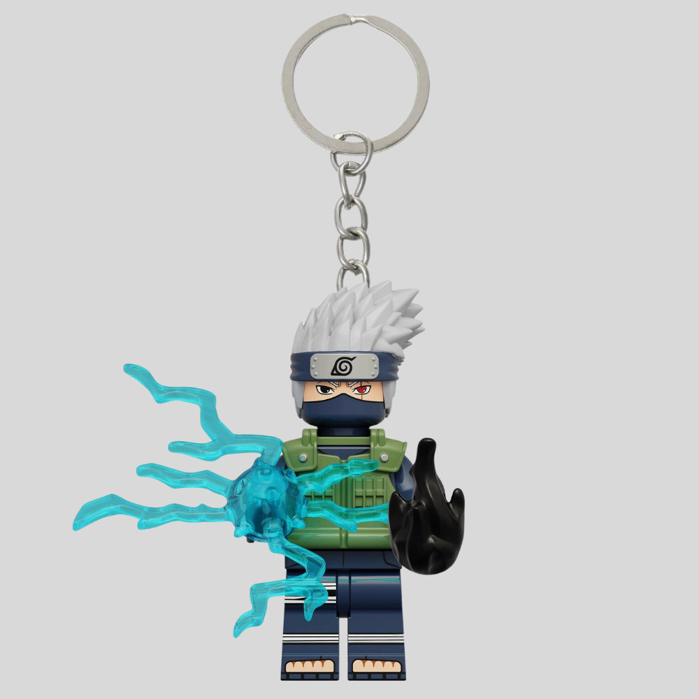 Kakashi LEGO Keychain | Lego Kakashi Keychain | Naruto Series | Shopee ...