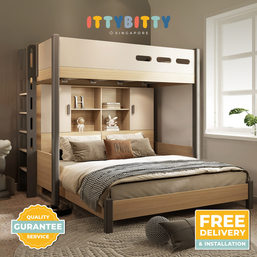 Children's Loft Bed Series/bed frame/staircase/wardrobe/ladder/bunk bed ...