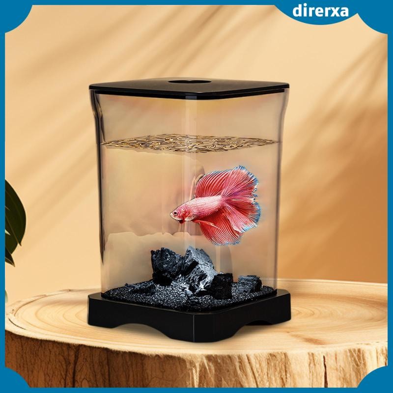 [Direrxa] Fish Tank Clear View Lightweight Reptile Terrarium Tank Mini ...