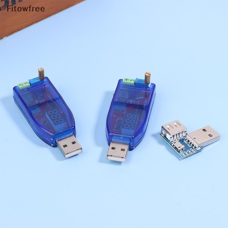 Fitow 5V To 1-24V Adjustable USB Buck Boost Converter Module, DC-DC 60 ...