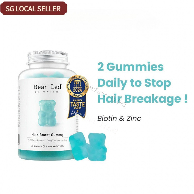 Selling like hotcakes(Halal) Unichi Teddi Lab Hair Boost Gummy (60 ...