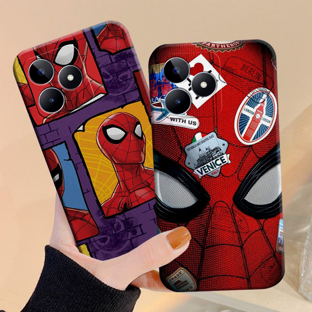 HP [C5] Softcase Realme C51 4G 2023 Spiderman Motif - Marvel Case ...