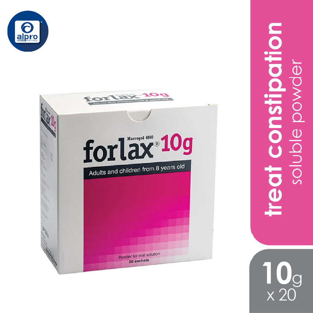 Forlax For Constipation Relief (10g x 20s) | Shopee Singapore