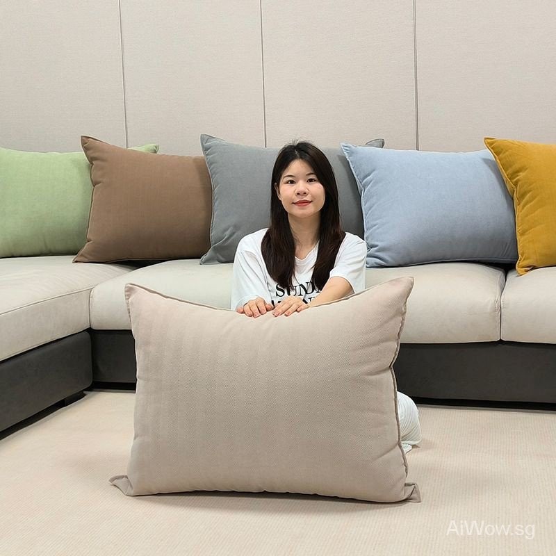 Chenille Pillow Case Large Size Cushion Throw Pillowcase without Core ...