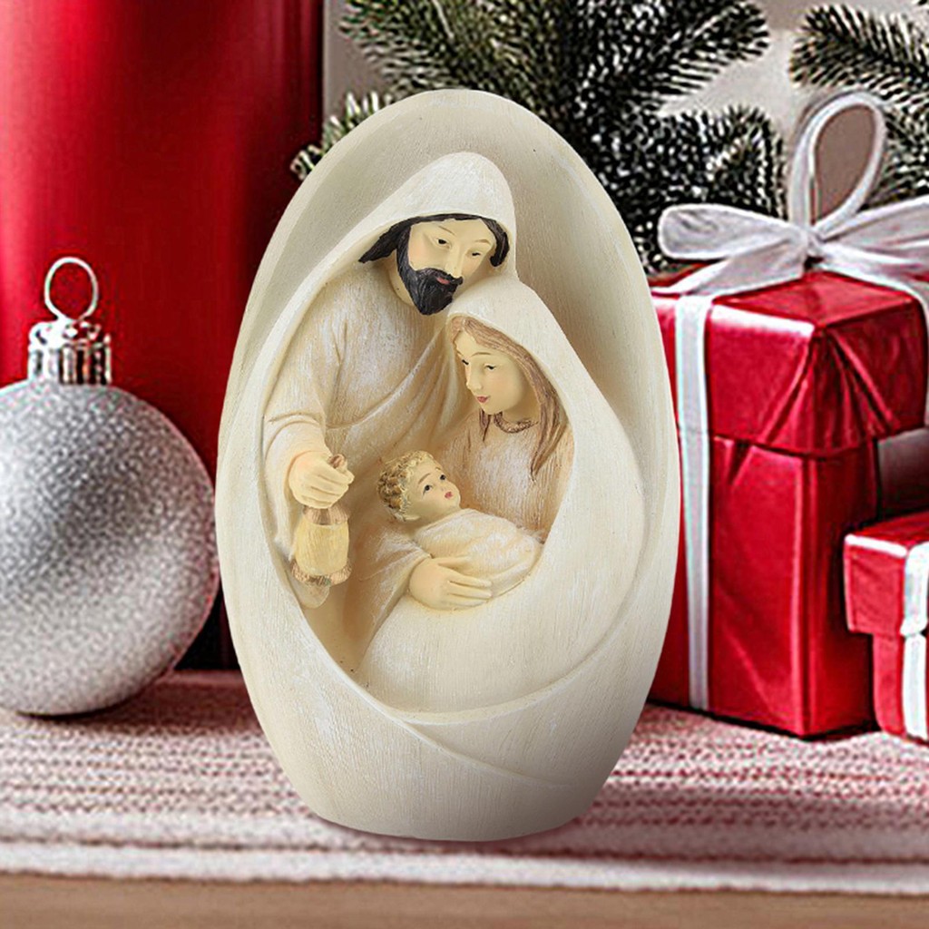 Resin Nativity Scene Holy Family Nativity Scene Figurine Statue ...