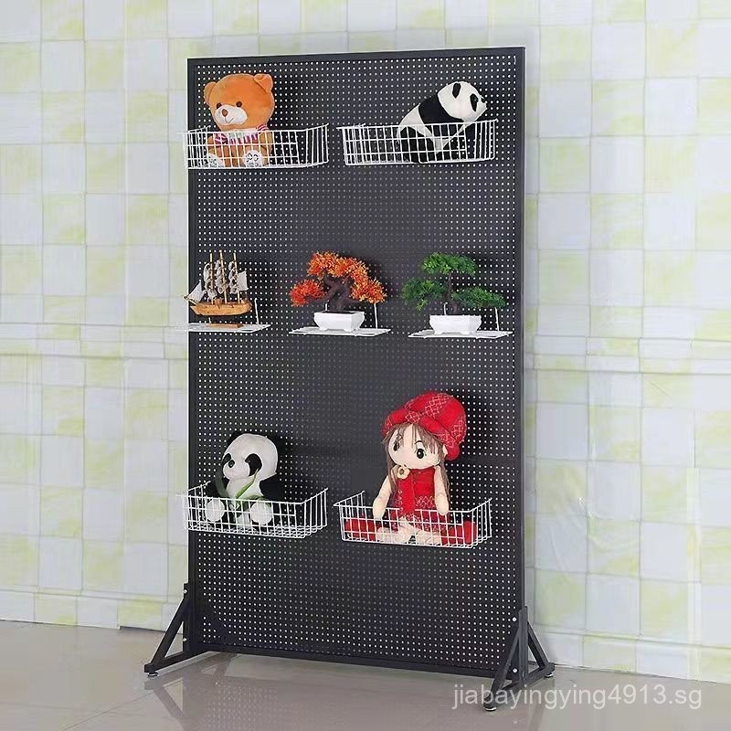 Customized Wire-Wrap Board Vertical Movable Shelf Storage Ornament Rack ...