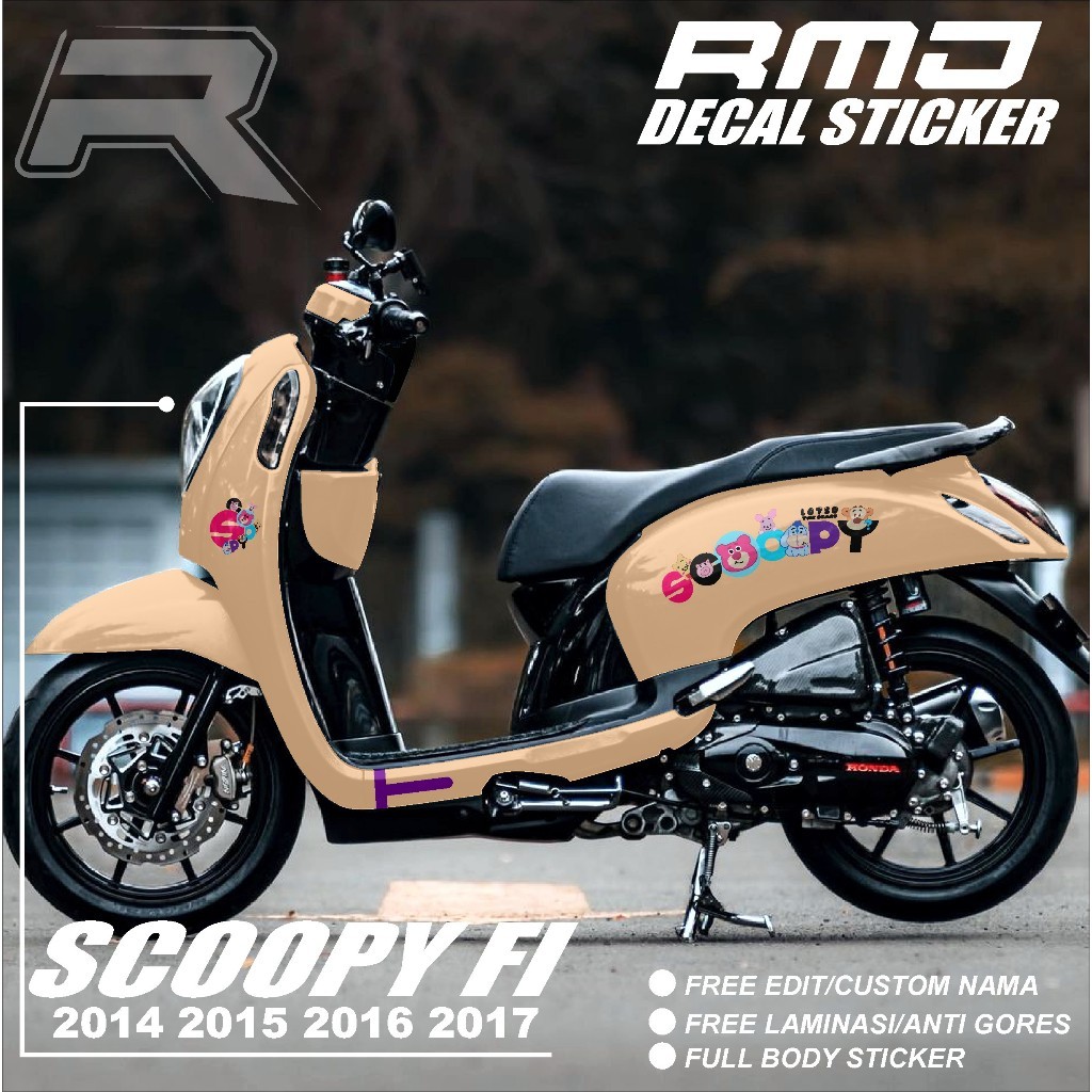 Decal Sticker Motor Scoopy FI Full Body - Decal Sticker Honda Scoopy FI ...