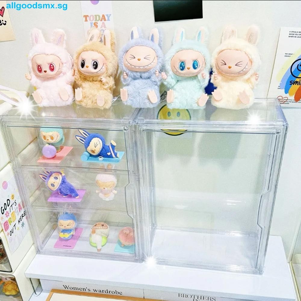 ALLGOODS Labubu Pendant Display Box, Detachable Partition Transparent ...