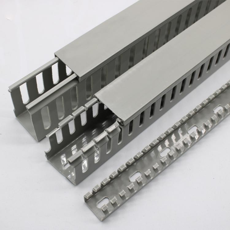 New PVC Plastic Cable Tray Flame Retardant Wiring Tray Industrial Cable ...