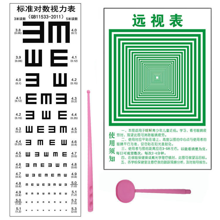Myopia Test Chart Vision Chart Wall Chart International Standard ...