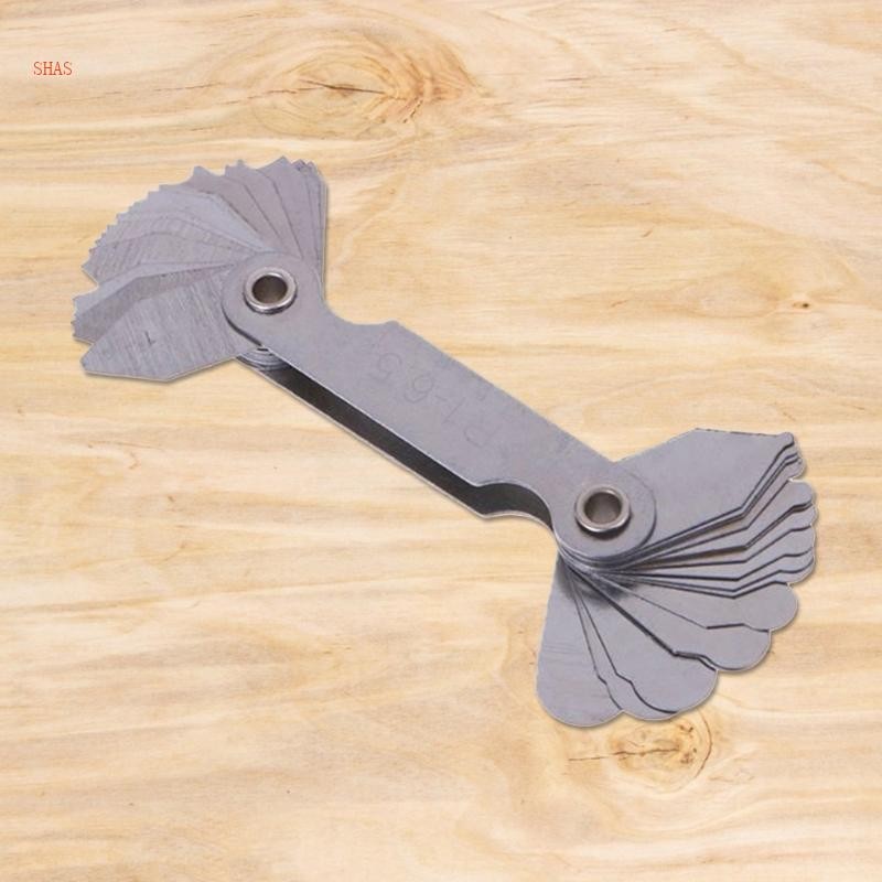 Shas Portable Screw Pitch Radius Gauge Measuring Gauge Stainless Steel ...