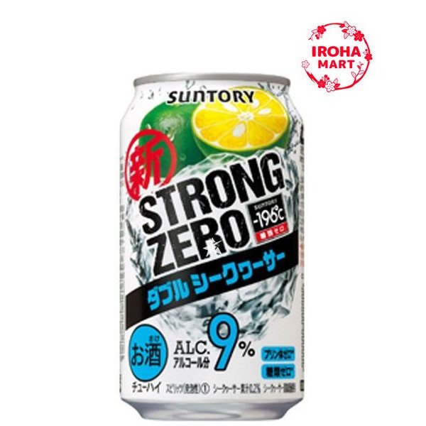 Suntory 196 Strong Zero Sugar Sparkling Double Citrus Depressa Flavour ...