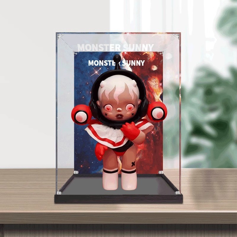 Acrylic Popmart Display Box For Popmart Molly 400% Organizer ...