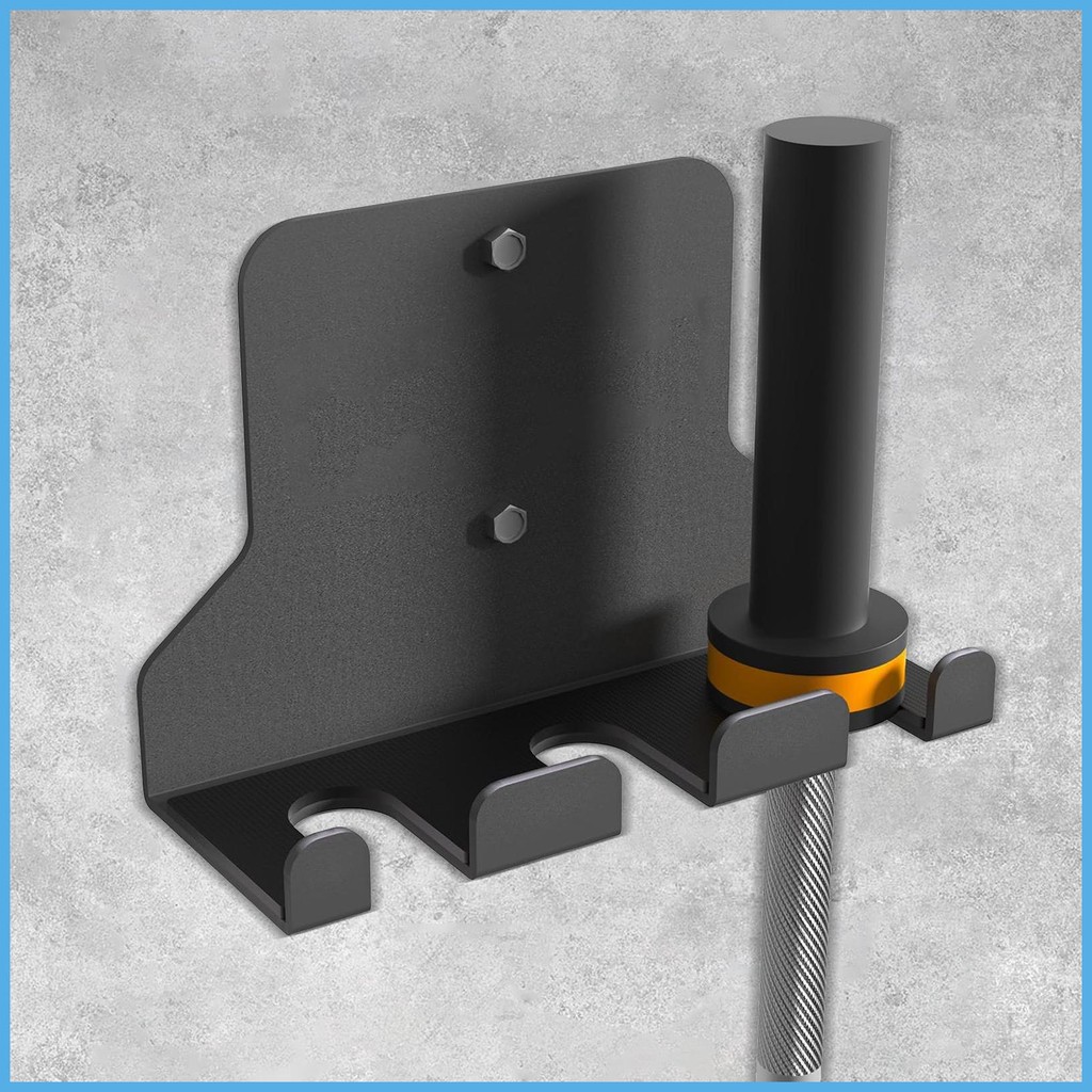 Barbell Holder Vertical Barbell Rack Wall Mount Gym Bar Holder Wall ...