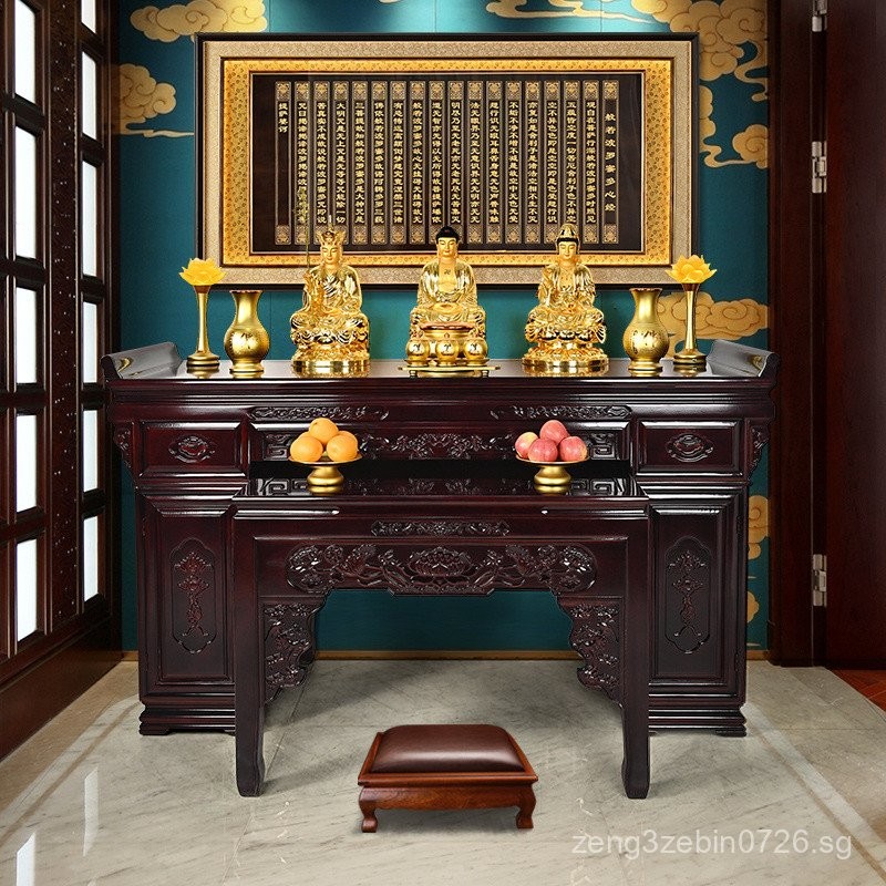 Manchurian Ash Solid Wood Altar Buddha Shrine Buddha Table Home Rural ...