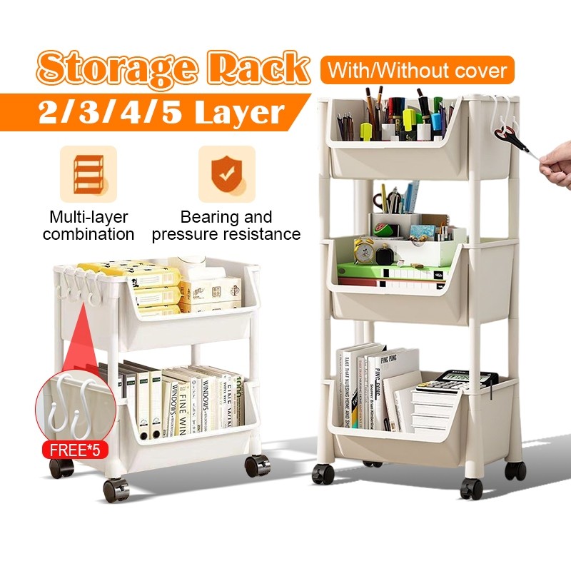 Multifunction Book Storage Book Storage Rack Trolley Bookshelf Small ...