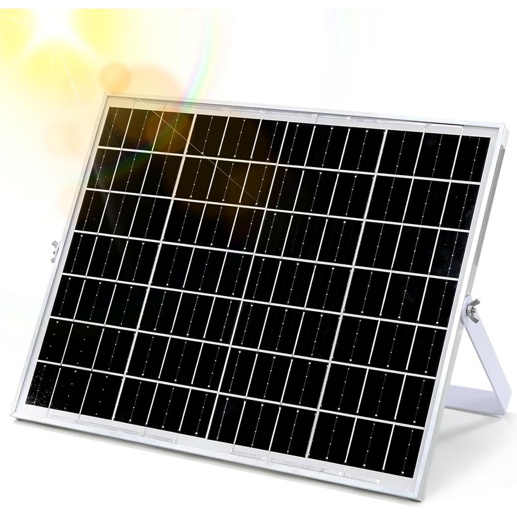 Solar Panel Kit 20W 12V Monocrystalline, Waterproof Portable Solar ...