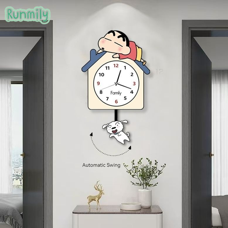 Crayon Shinchan Swing Clock For Dining Room Wall Painting Decor No ...