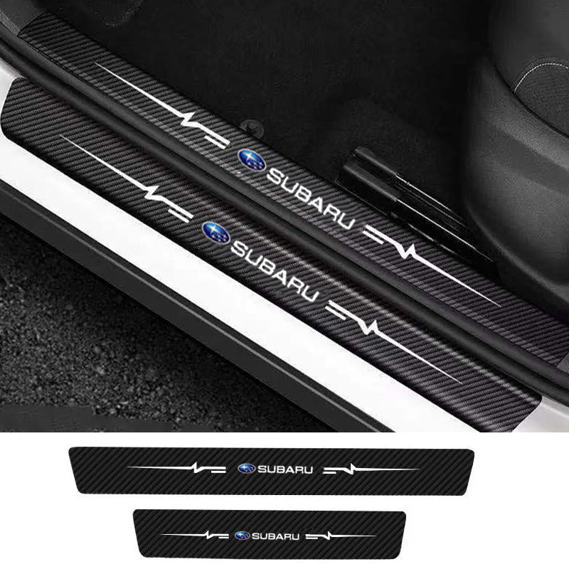 Car Door Sill Protector Rear Trunk Bumper Trim Sticker for Subaru XV ...