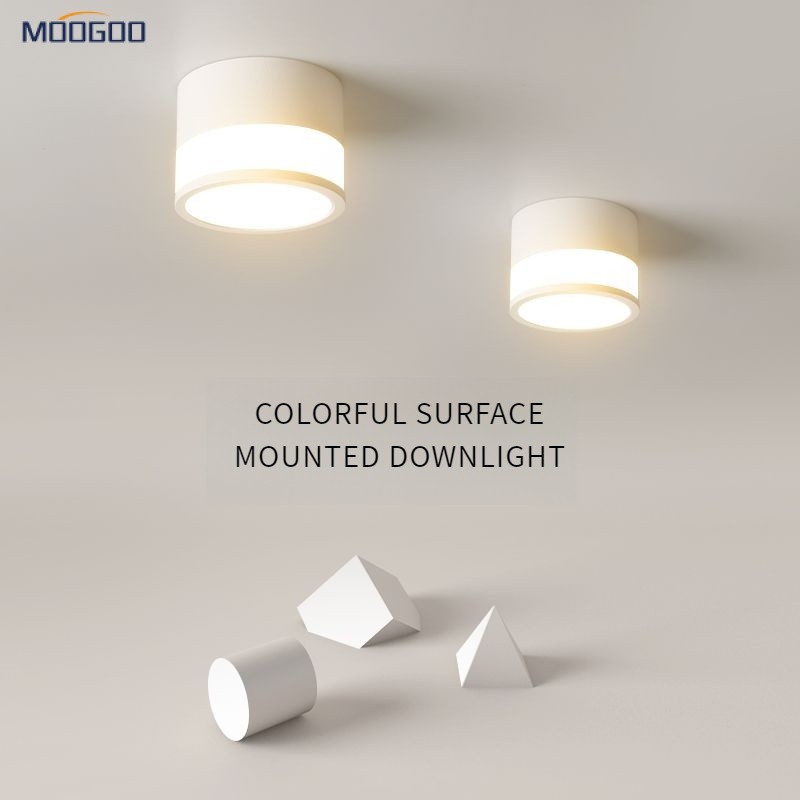 Open-Mounted Downlight Home Minimalist LED Ceiling Light Balcony Living ...