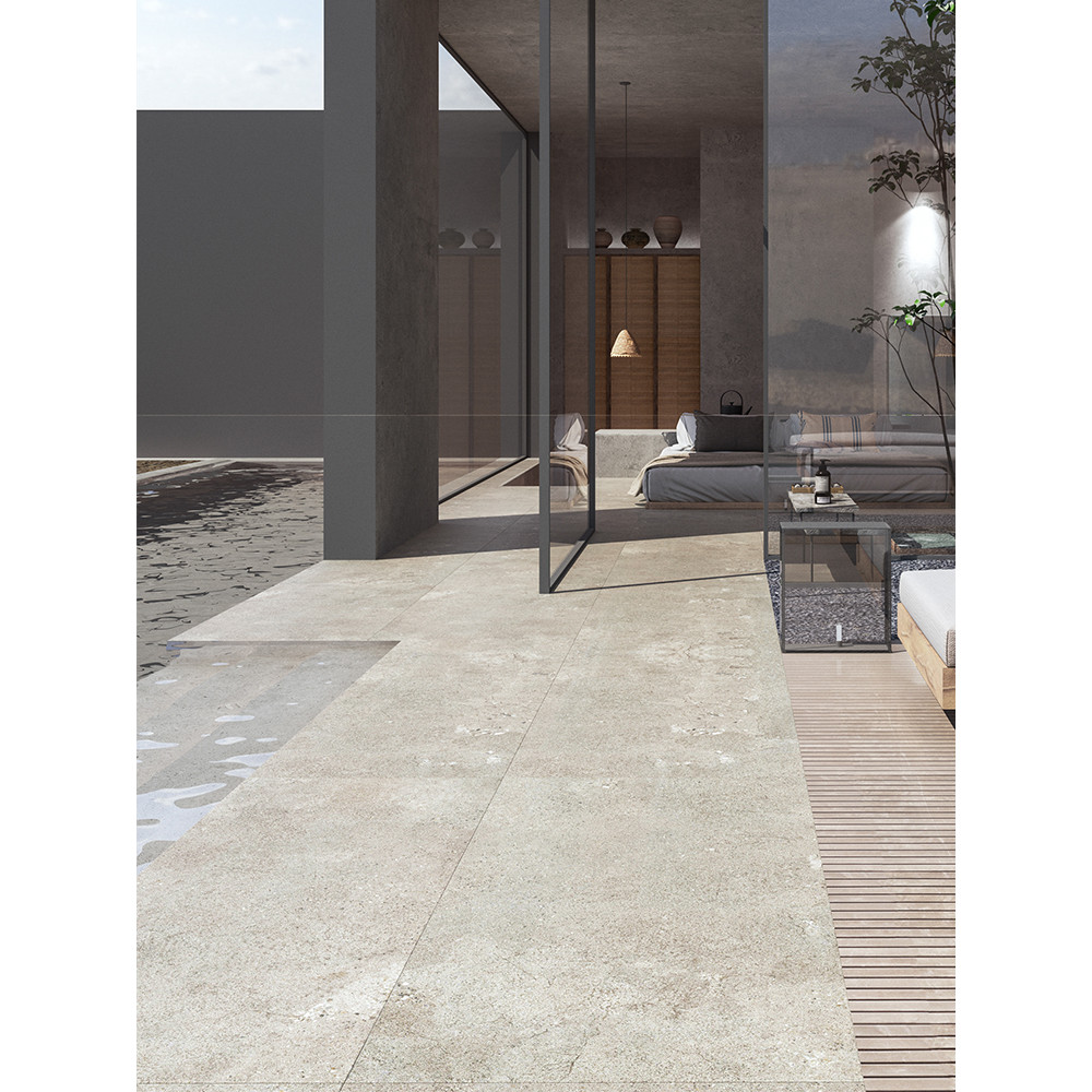 Gray Coffee Color Concrete Stone Texture Tile Villa Courtyard Terrace ...