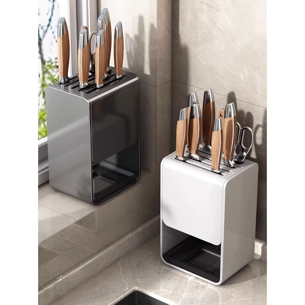 [in stock] Ying Life Knife Holder Storage Rack Multifunctional Kitchen ...