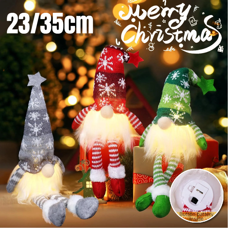 Christmas Faceless Doll Swedish Hat Leprechaun Dwarf Decor Home Navidad ...