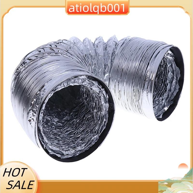 New 4 Inch 100mm Ventilation Pipe PVC Aluminum Tube Air Ventilation ...