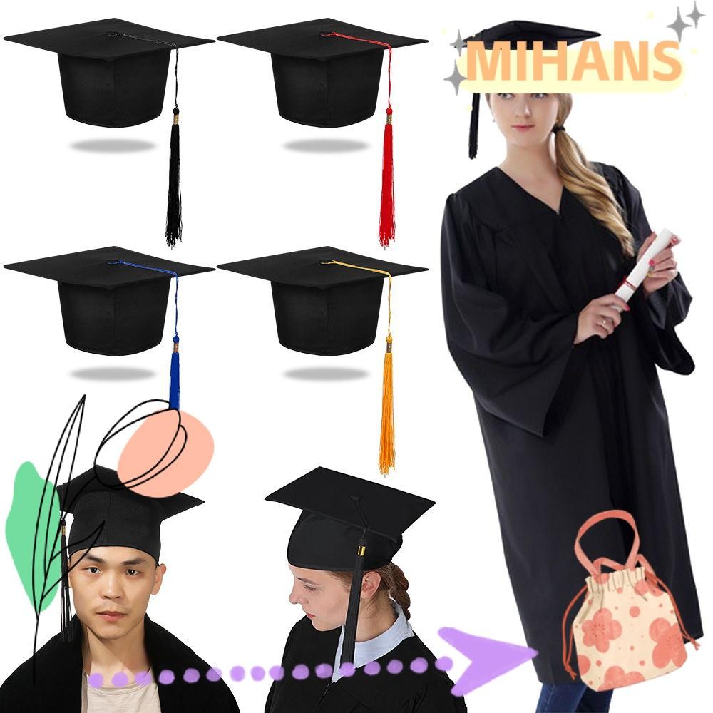 MIH Graduation Hat, 2024 Happy Graduation Degree Ceremony Mortarboard ...