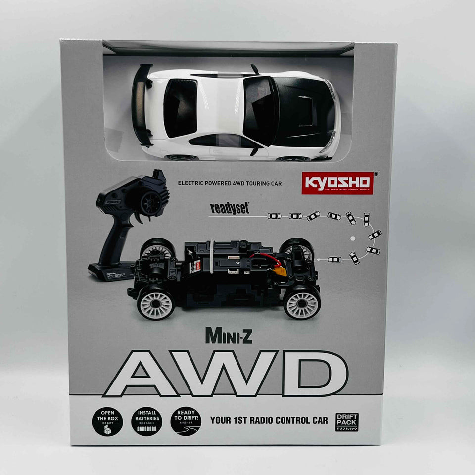 Kyosho MINI-Z AWD MA-020 NISSAN SILVIA S15 equipped with GT Wing White ...