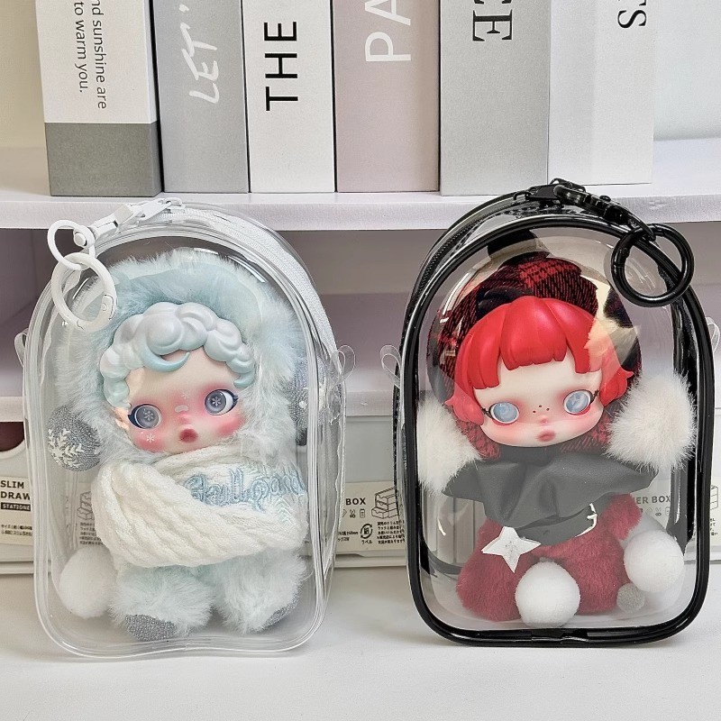 Cute Labubu Cola Display Bag Cartoon Labubu V2 Cover PVC Transparent ...