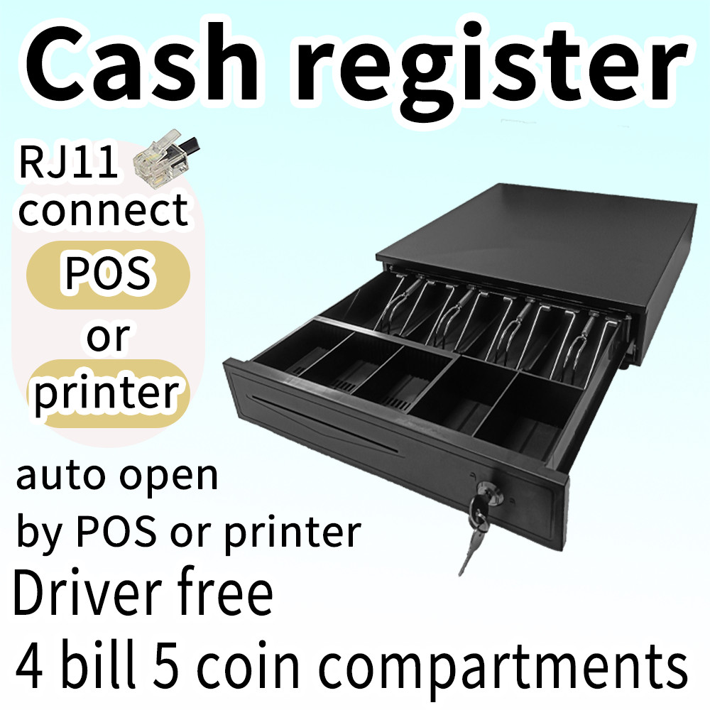 Commercial Metal Cash Drawer Point of Sale (POS) System Save Money Box ...