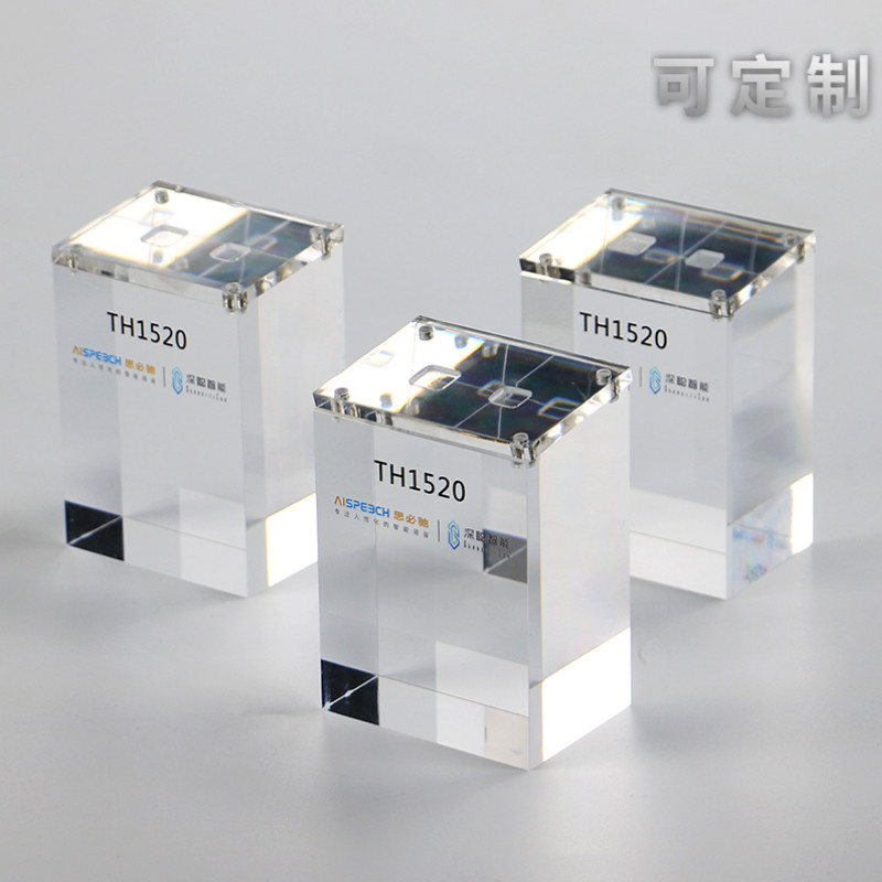 Acrylic Cube Chip Display Stand Slanted Product Introduction Display ...