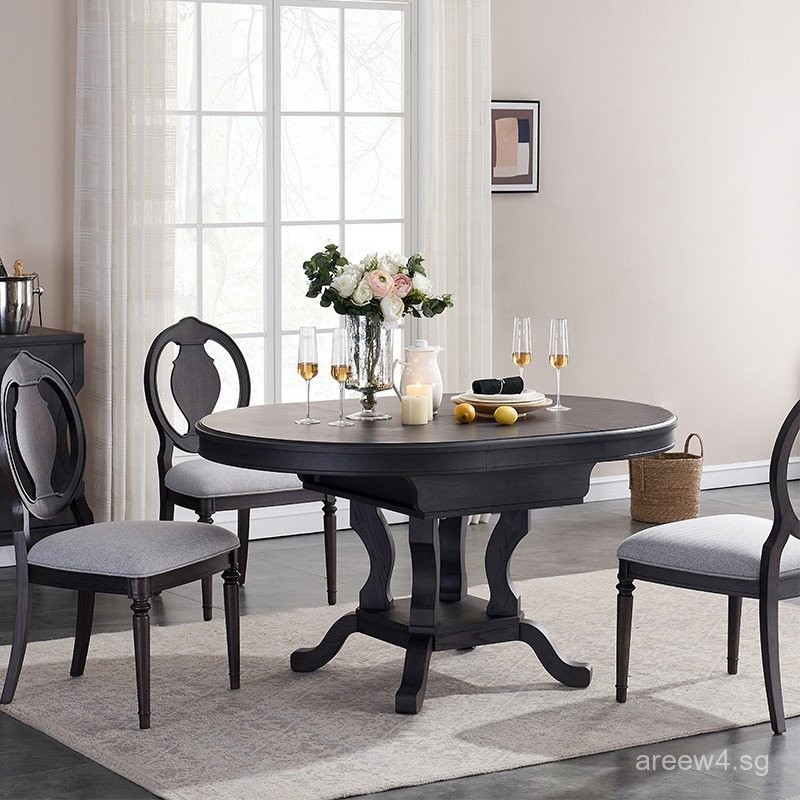 Gorgeous Faro Solid Wood Dining Table for Home Use, Small Apartment ...