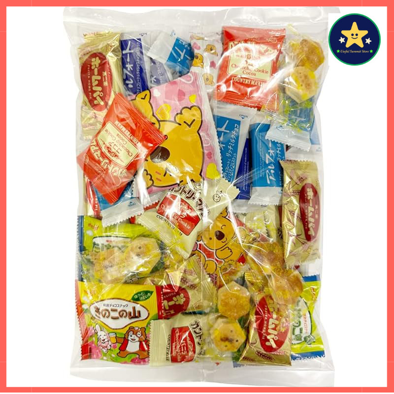 Assorted Snacks 9 Types Big Share Pack 600g (2 types of Country Ma'am ...