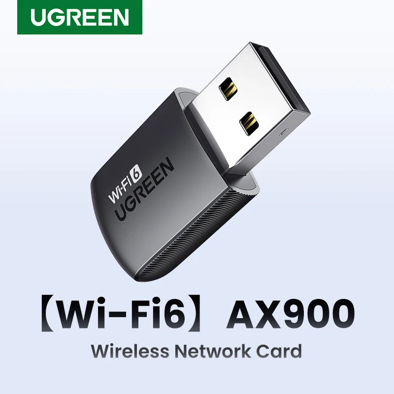 UGREEN WiFi Adapter WiFi6 AX900 5G&2.4G Dual Band Dongle For PC Laptop Network Adapter | Shopee ...