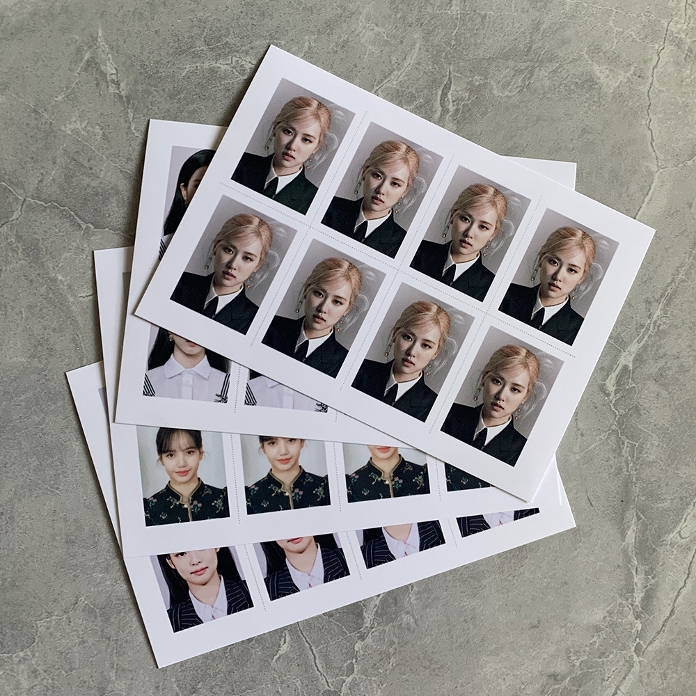 KPOP BLACKPINK BLINK JENNIE LISA ID Photo Identity Card Photocards ...