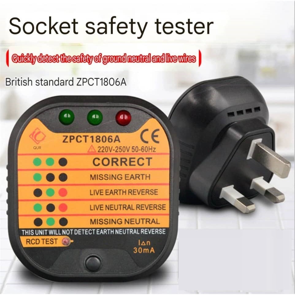 Shopping Leakage Plug Polarity Detection Ground Line Switch Current ...