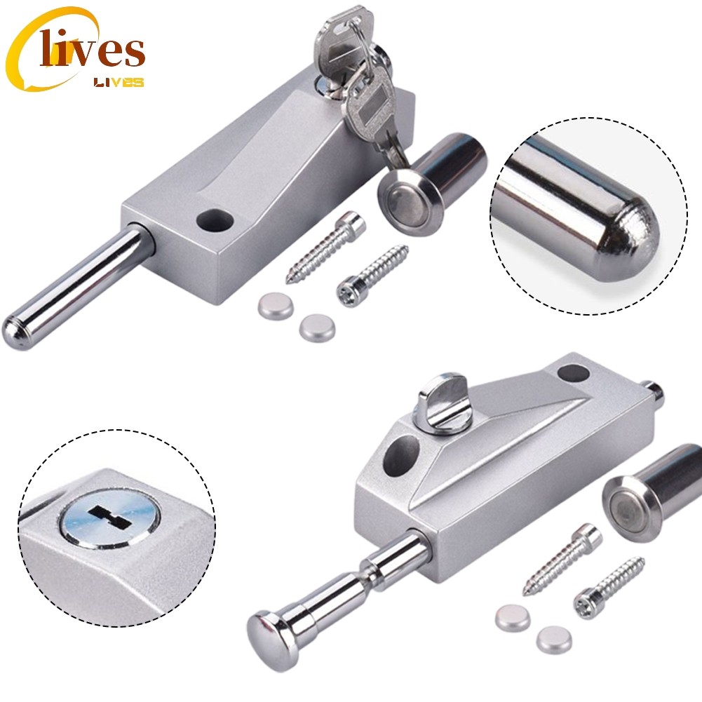 [POPM] Wooden Door Floor Lock Spring Bolt Lock Door Bolt Lock Floor ...