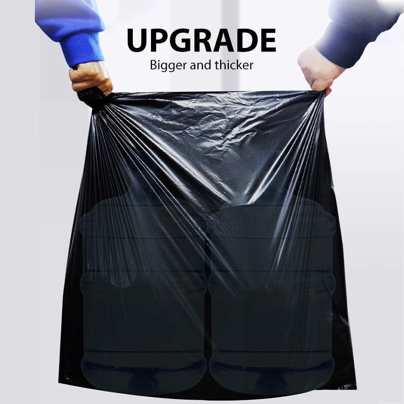 Large Flat Garbage Bag Rubbish Bag Thick Disposable Plastic Trash Bags ...