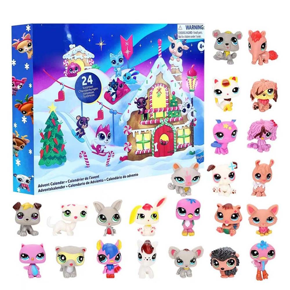2024 Mini - Figures Christmas Advent Calendar Littlest Pet Shop Lps ...