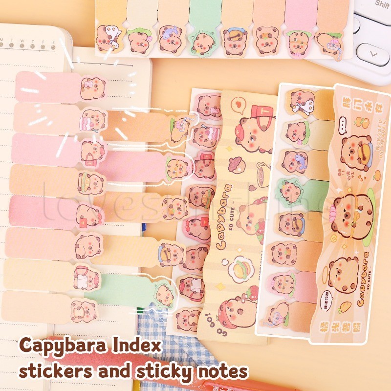 Office Stationery - Cute Animal Pattern Post Note - Self-Adhesive Page ...
