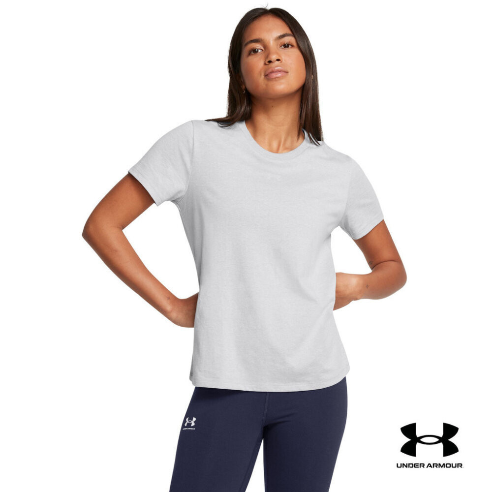 Under Armour Women's UA Simple Branded Short Sleeve | Shopee Singapore