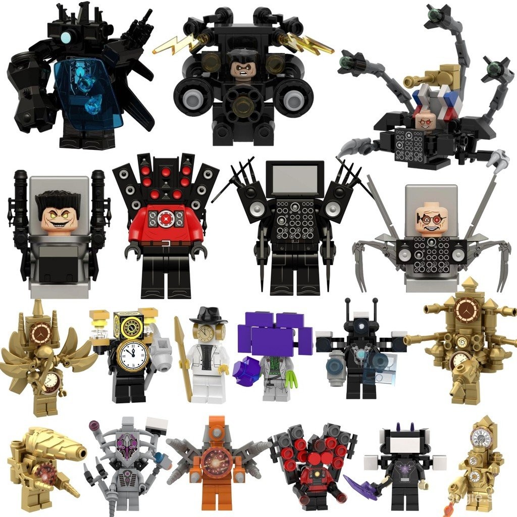 Newly Released Toilet Man Building Block Figure Doctor Gman Toilet Man ...