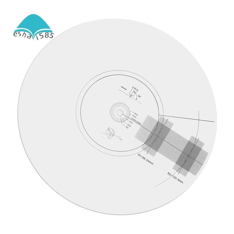 Calibration Disc Phonograph Alignment Protractor Phonograph Record ...