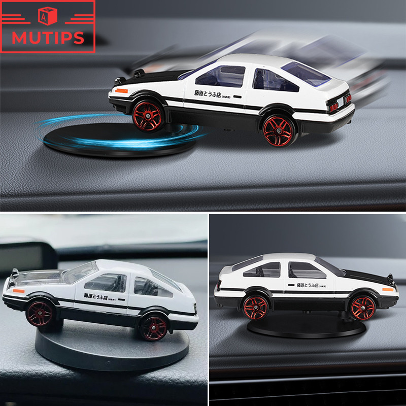 AE86 Car Figure Dashboard Drift Alloy Diecast Center Console Car Model ...