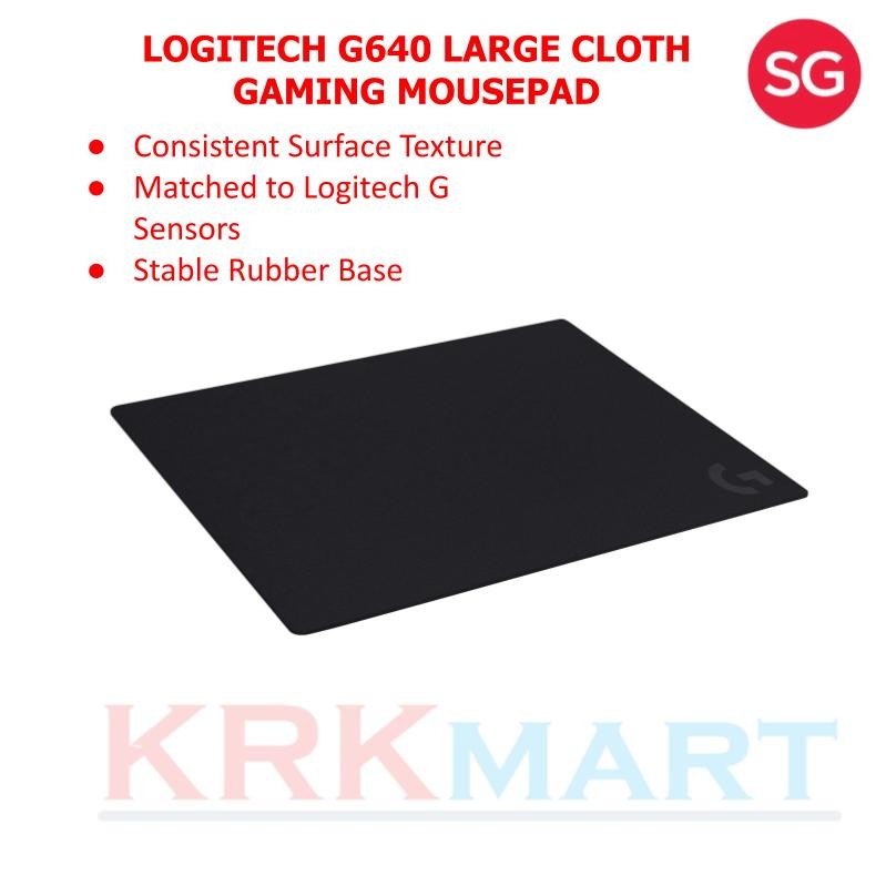 Logitech G640 Large Cloth Gaming Mouse Pad ( 1-Year Logitech Warranty ...