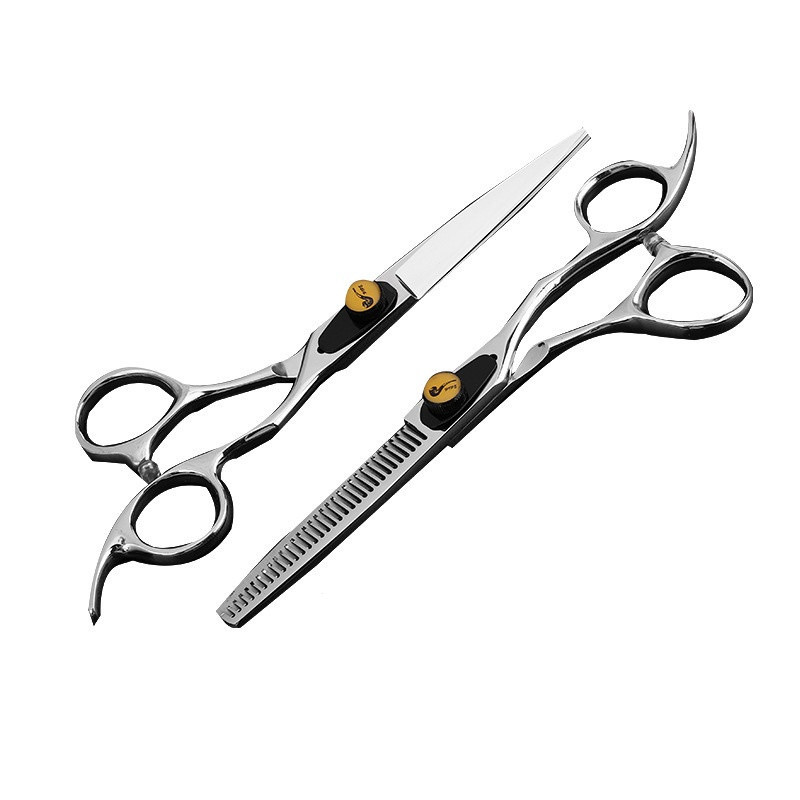 Professional Haircut Hairdressing Scissors 9 Sets of Flat Scissors ...