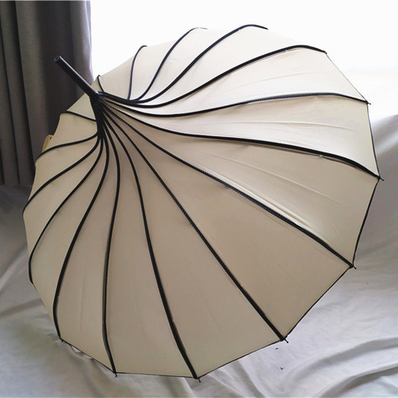 [3092Positive Review]16Bone Pagoda Umbrella Princess ins High-end ...