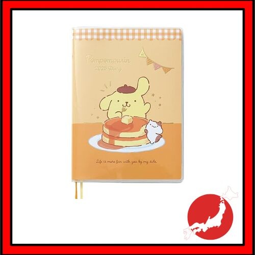 Sanrio SANRIO B6 Diary Block Type Pompompurin 2025 Notebook 2024 With ...